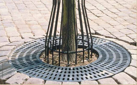 Buy Ductile Cast Iron Round Tree Grille Grates Protection Grating Pit ...