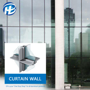 Buy Exterior Architecture Reflection Glass Wall Panels Aluminum Profile ...