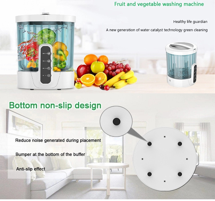 Buy Food Grade Ac100-240v, 50hz Fruits And Vegetable Cleaning Machine ...