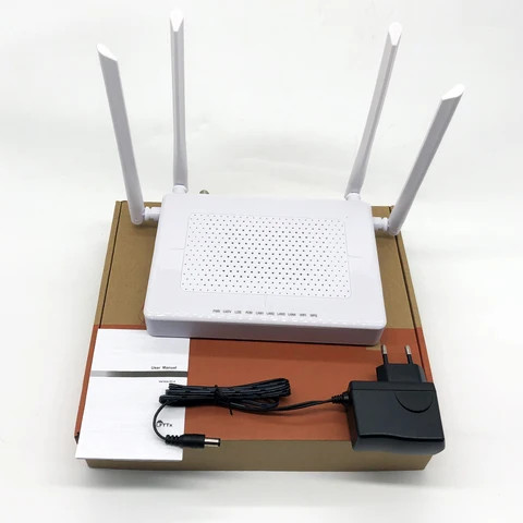 Buy Gpon Ont 5g Ac 4ports 2pots Catv Wifi Gepon Ont Ac Catv Gpon Ont from SHENZHEN WOLCK NETWORK ...