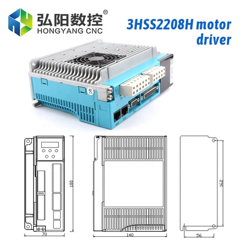 Buy Hycnc Jmc 16 Nm 3 Phase Nema 42 Closed Stepper Motor Hybrid Servo ...