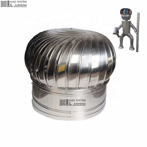 Buy Jusheng Wind Driven Turbine Ventilator Exhaust Roof Fan Without ...