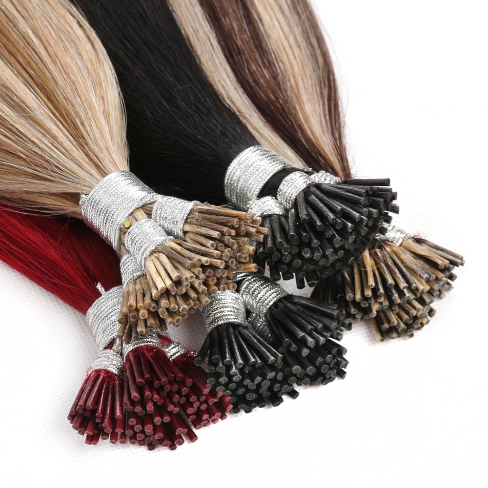 Buy Long Straight Feather Stick Tip Fusion Hair 100% Virgin Cuticle ...