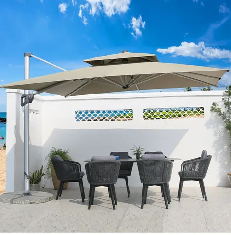 Buy Luxury Garden Cantilever Patio Big Size Large Beach Sun-proof ...