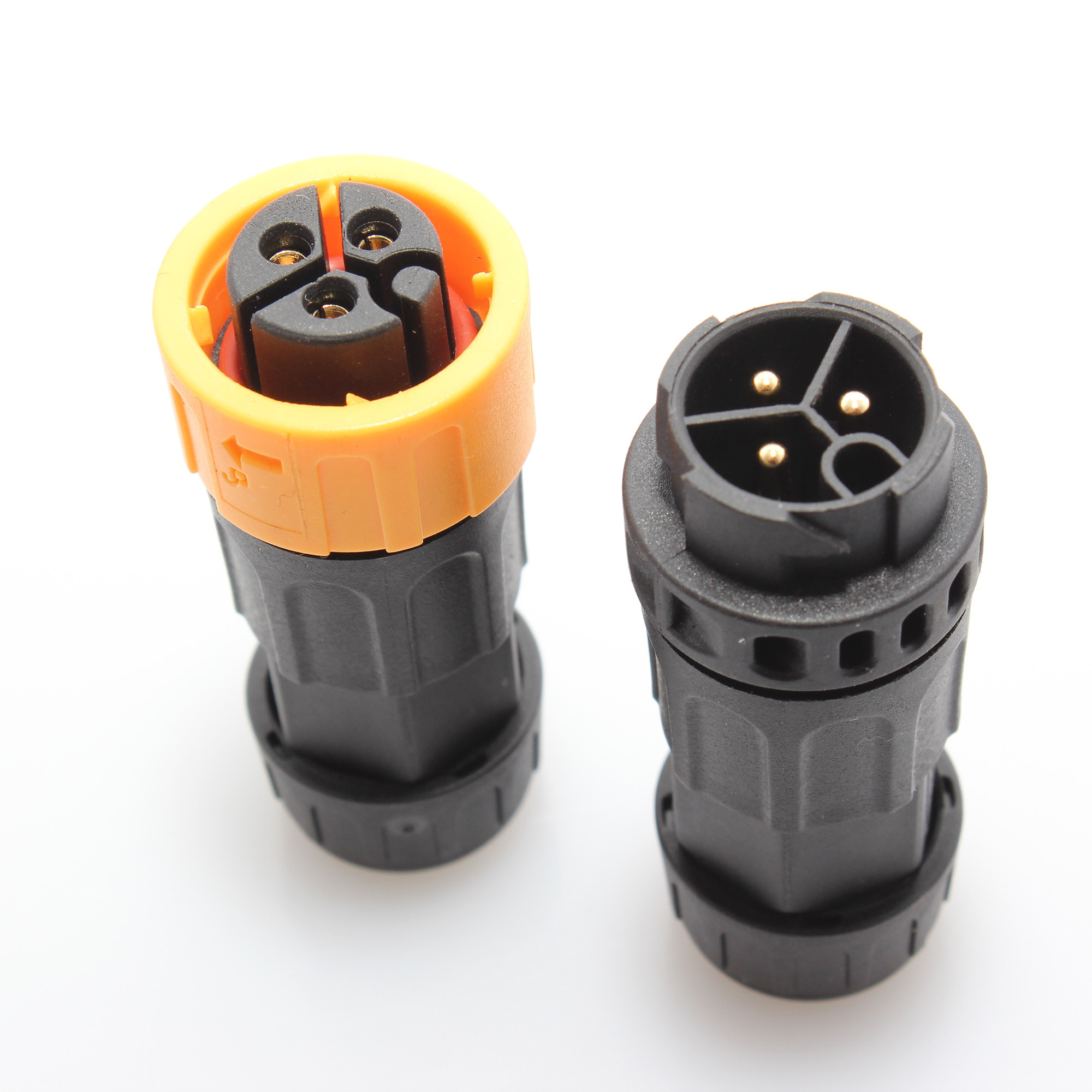 Buy M20 Male Female Waterproof Power Connector Push Lock Fast ...