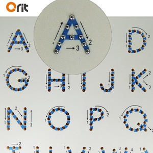 Buy Magic Magnetic Drawing Tablet Board For Kids Alphabet Letter A-z ...