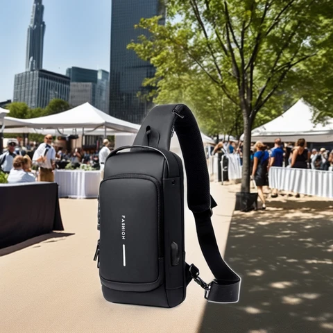 Buy Mens Fashionable Anti-theft Motorcycle Fanny Pack Portable Sports ...