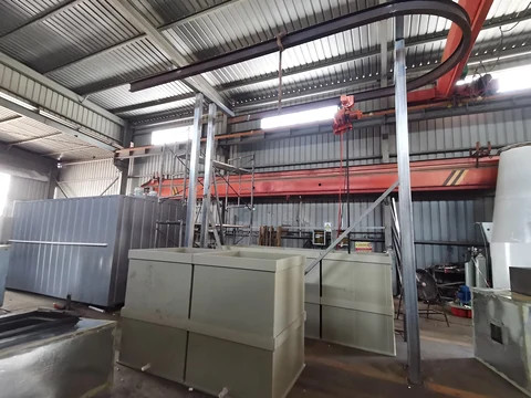 Buy Metal Surface Immersion Pretreatment Pp Dipping Tank Aluminum ...