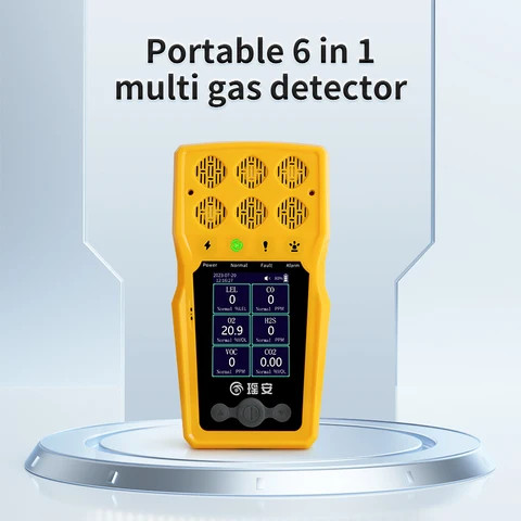 Buy Multi Gas Monitor C100ft Portable Multi Gas Detector 6 In 1 Gas ...