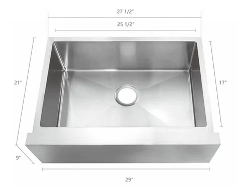Buy Multifunctional Apron Front Corner Single Bowl Small Sinks For The ...
