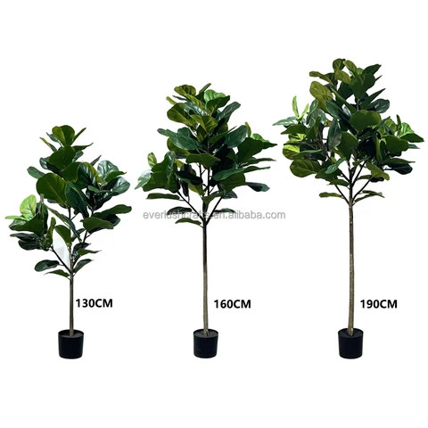 Buy New Design 130-190cm Palm Tree Artificial Tree Plant Plastic Leaf ...