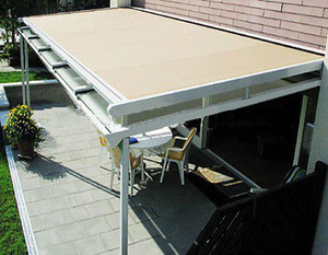 Buy Outdoor Pergola Motorized Folding Roof Shade Canopy Horizontal ...