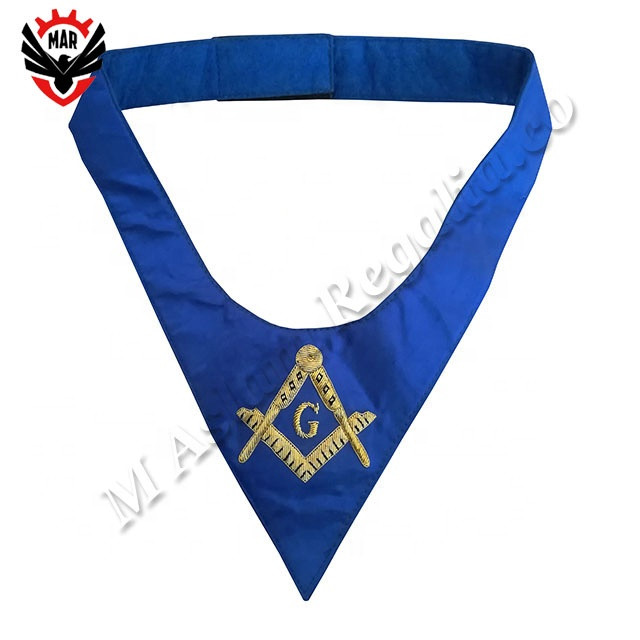 Buy Past Master Gold Square & Compass Masonic Regalia Black Cravat ...