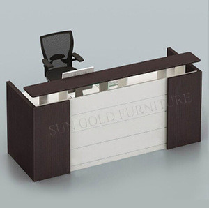 Buy Pink Modern Wood Small Shop Counter Design Office Reception Desk ...