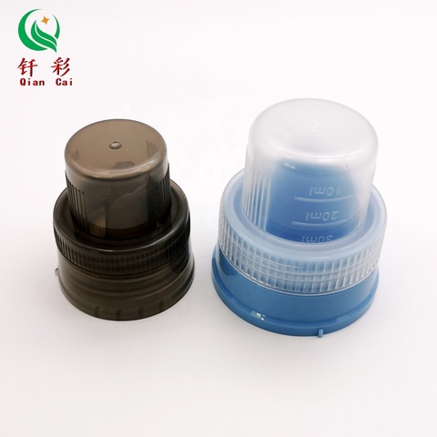 Buy Plastic Screw Bottle Cap Measuring Liquid Soap Bottle Cover Liquid ...