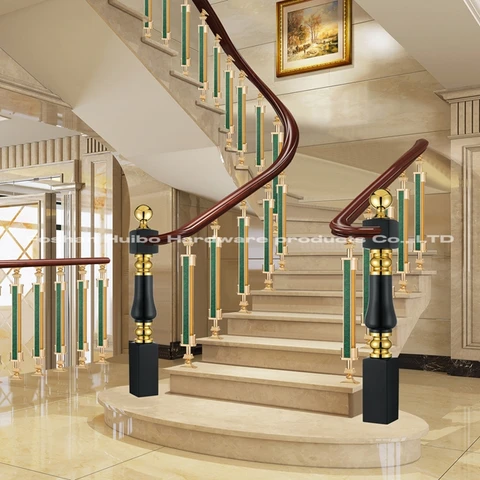 Buy Popular Design Aluminum Handrail Column Simple Style Stair Handrail ...