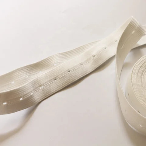 Buy Popular Polyester Rubber Buttonhole Elastic Webbing For Sewing ...