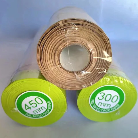 Buy Pre Taped Masking Paper Covering Car Protection Cover Painting Pre ...