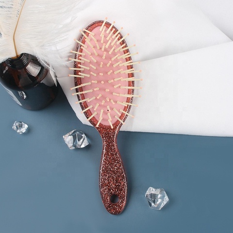 Buy Private Label Red Black Comb Plastic Large Plate Detangle Paddle ...