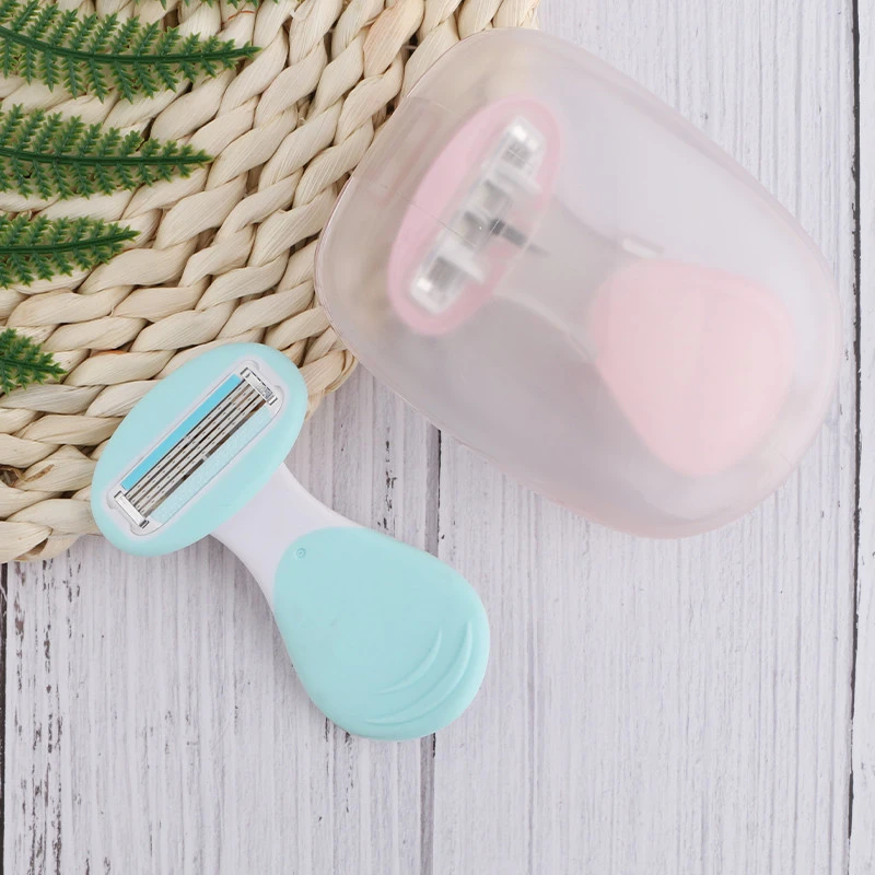 Buy Private Label Taravelling Women Razor Four Stainless Steel Blade ...