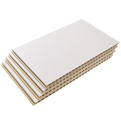 Buy Pvc Laminate Interior Decorative Panel Wpc Bamboo Fiberboard Hollow ...