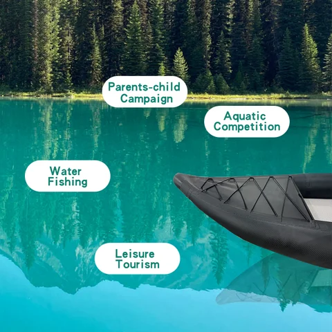 Buy Pvc Whitewater Canoe Kayak High Pressure Drop Stitch Inflatable ...