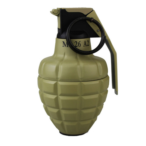 Buy Rechargeable Lighter Dual Arc Military Model M26a2 Grenade Creative ...