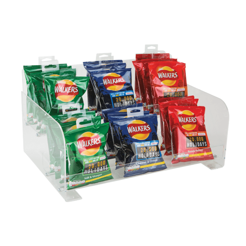 Buy Retail Store Lucite Card Shelf Perspex Crisp Front Counter Display ...