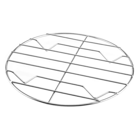 Buy Rq-8101s Round Multi Steam Rack Iron Cooking Grid Grill Roasting ...