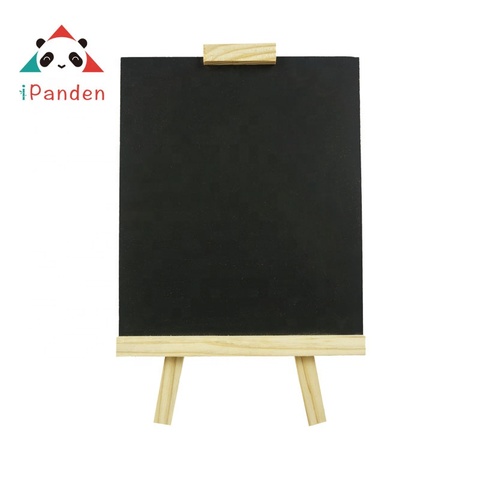 Buy Small Sketch Board Blackboard Pine Wood Easel Chalkboard Table ...