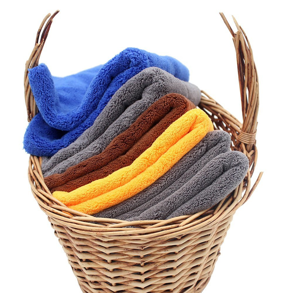 Buy Soft Ultra-absorbent Microfiber Cleaning Cloth Auto Drying Cloth ...