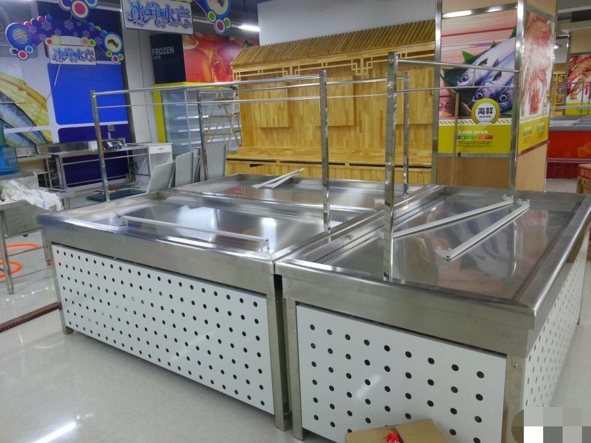 Buy Supermarket Frozen Display Stand Refrigerated Freeze Display ...