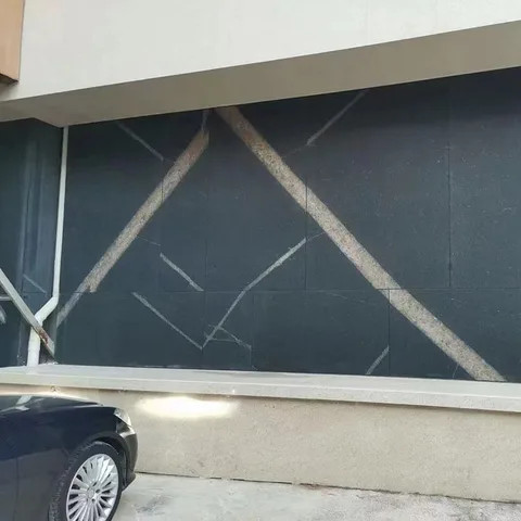 Buy Thunderbolt Granite Slab Natural Stone Raw Block Black Granite Slab ...