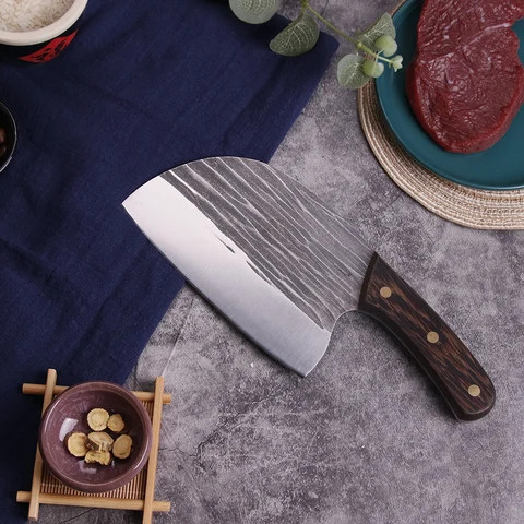 Buy Ultra-sharp High Carbon Stainless Steel Butcher Hammer Slicer Knife ...