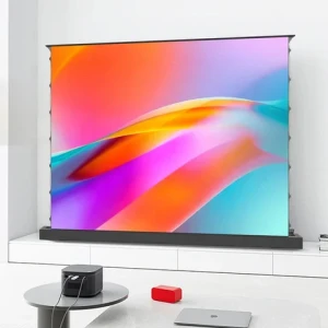 Buy Ust Alr Projection Screen Titanium Crystal 110 Inch Floor Rising ...