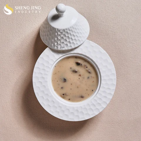 Buy Western Luxury White Ceramic Restaurant Hotel Catering Deep ...