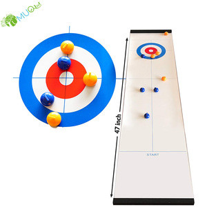 Buy Yumuq Tabletop / Table Top Mini Curling Board Games For Indoor And ...