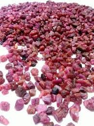 Buy African Ruby Natural Rough Crystal Slice/slab/stick/loose Raw Stone ...