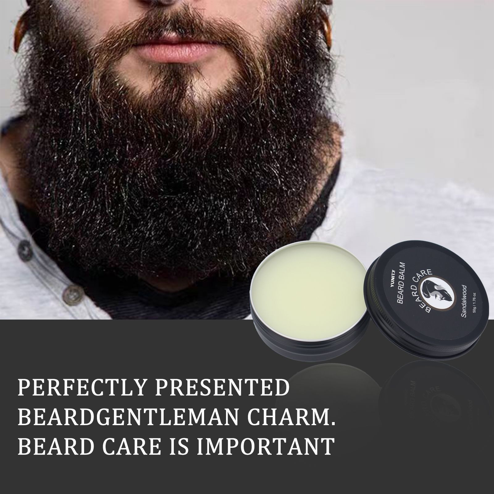 Buy Beard Balm For Men, Leave In Beard Conditioner, Styling Balm Made ...
