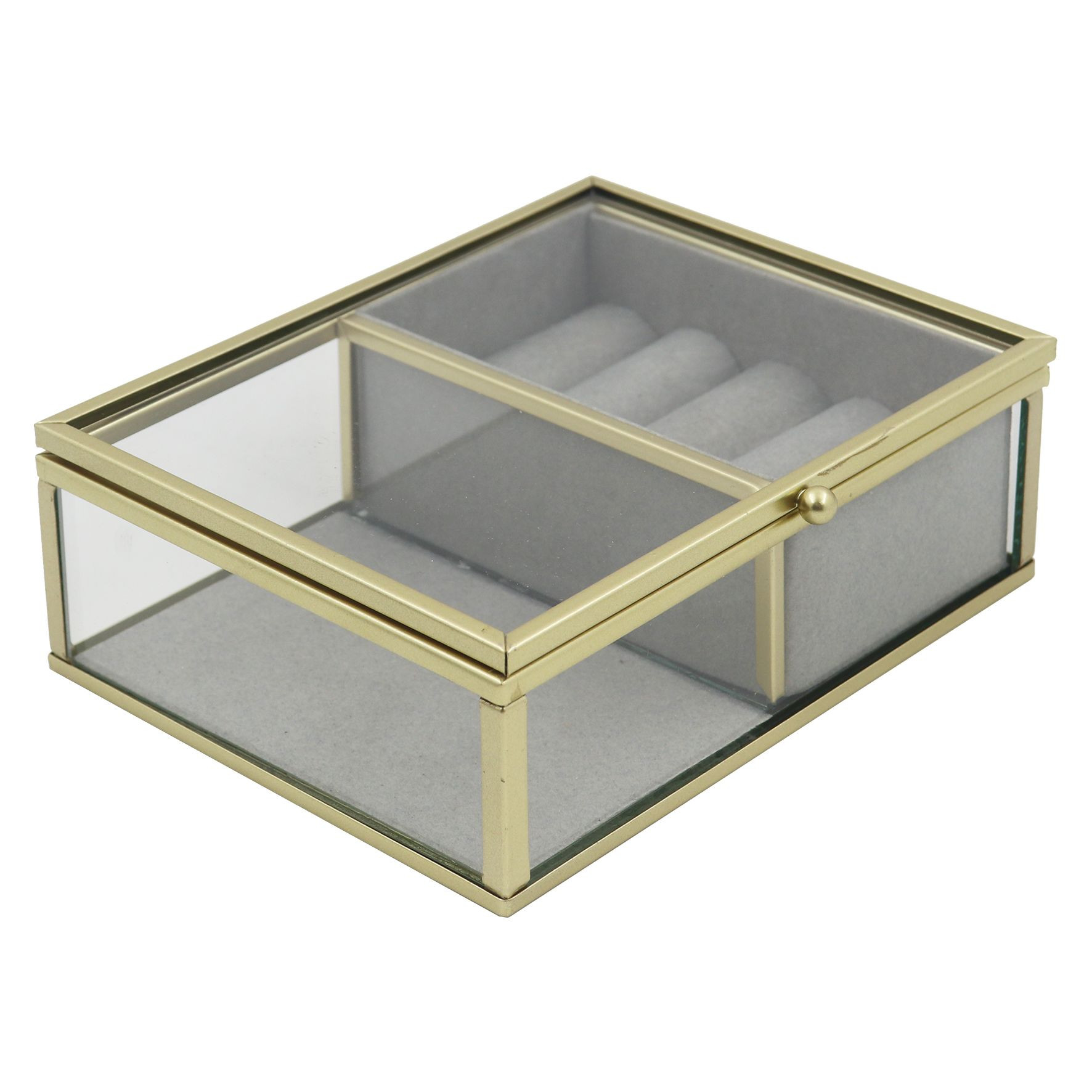 Buy Modern Jewelry Box, Metal Jewelry Box, Necklace, Ring, Bracelet ...