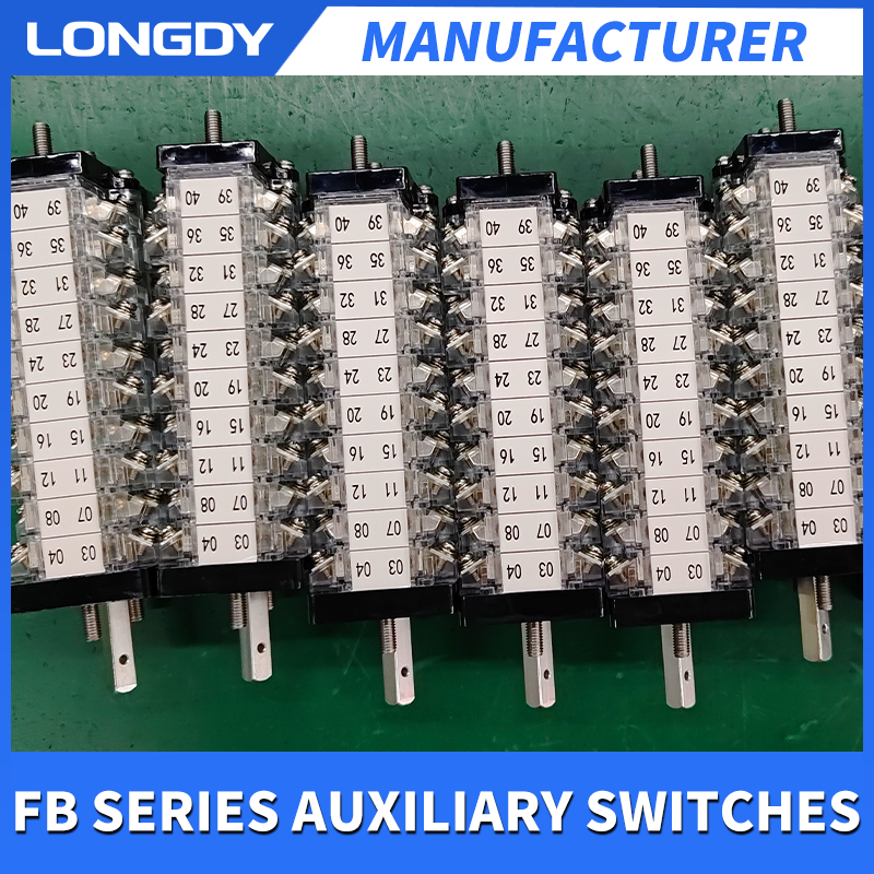 Buy Auxiliary Switch High Voltage Switch Circuit Breaker Silver Contact ...