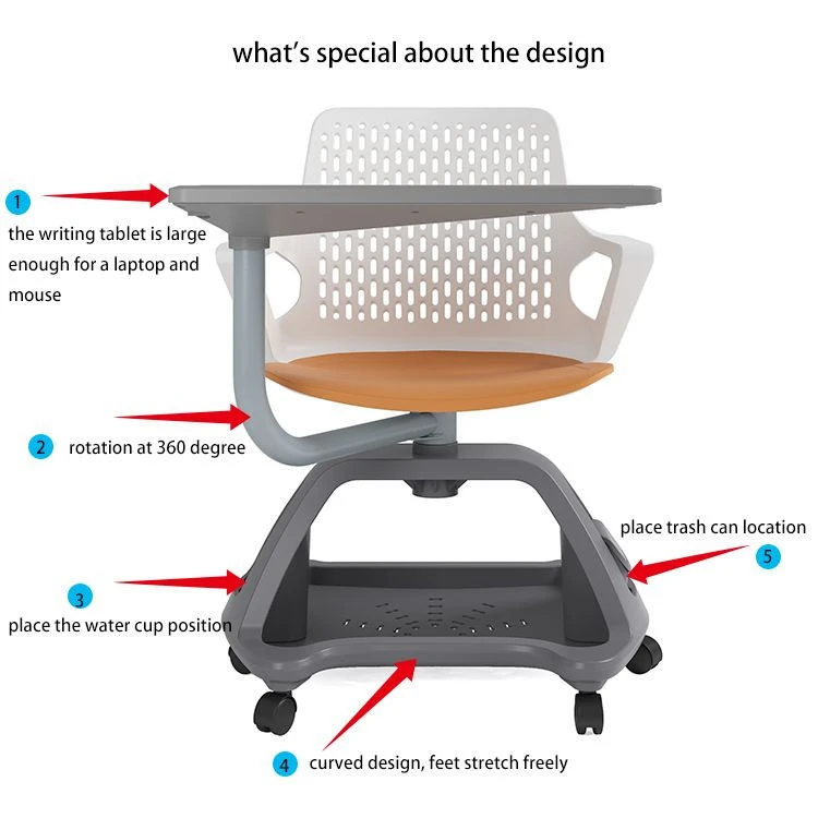 Buy Node Tripod Base Chair With Table from Guangwei Furniture Co., Ltd ...