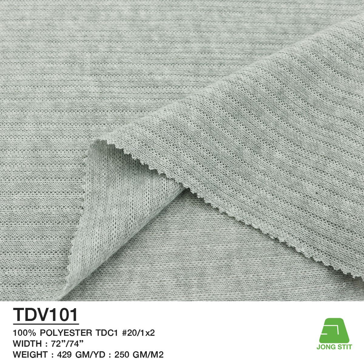 Buy Tdv101 - Rib Melange Knitted Fabric from Jong Stit Co, Ltd ...