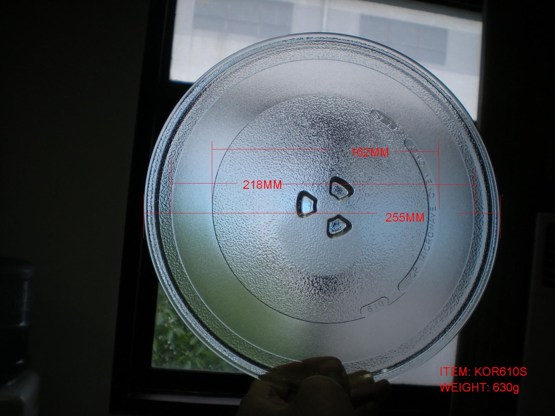 Buy Dia 255mm/glass Tray, Tray Glass,turntable from Kunshan Zhiqiyuan Trade Co.,Ltd., China ...