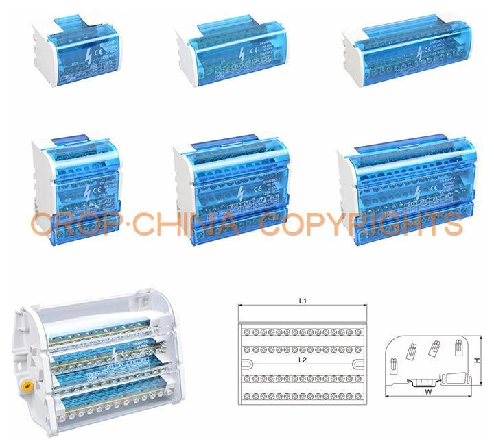 Buy Terminal Box Junction Box With Terminal Block Din Rail Copper ...