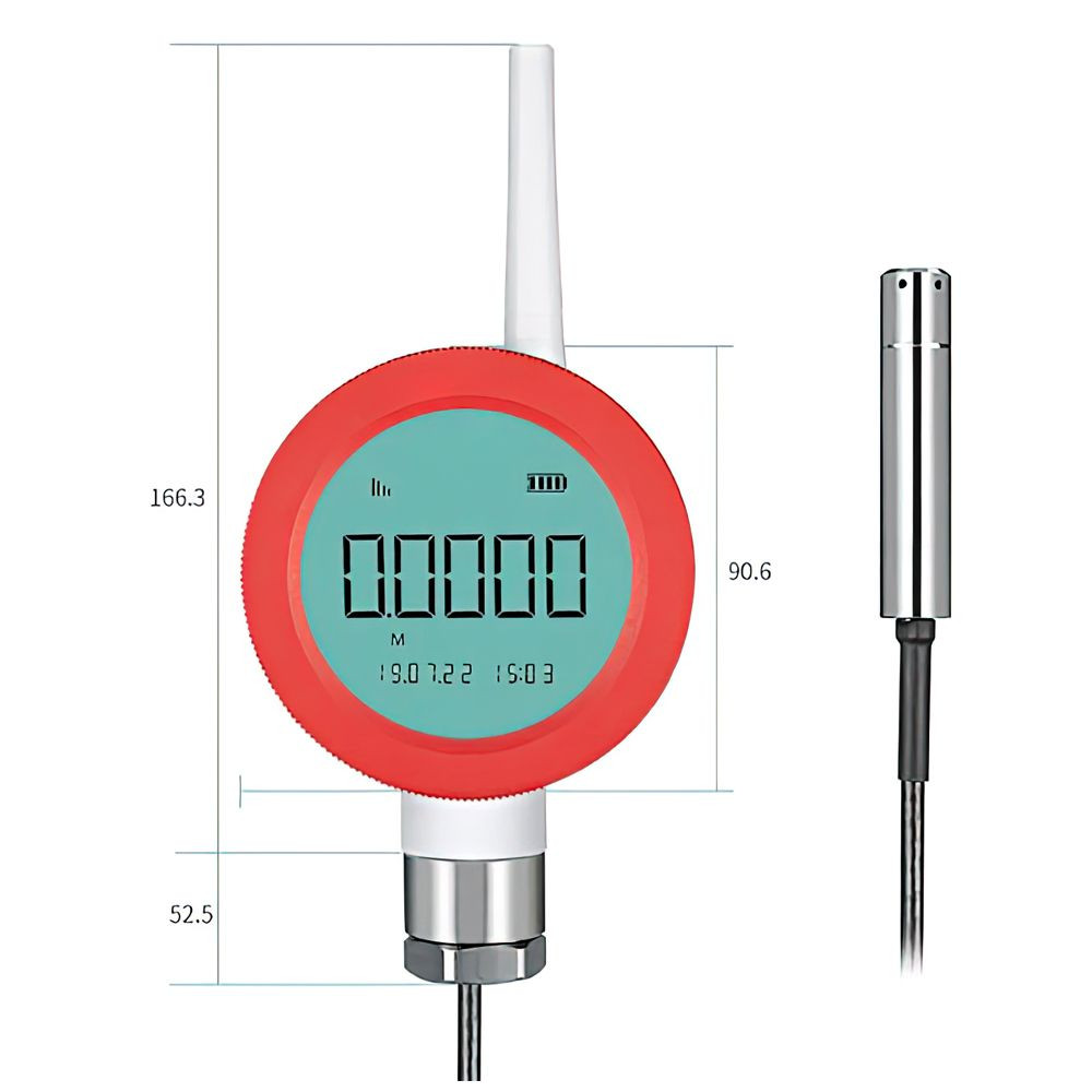 Buy Nb-iot Lora 4g Wireless Oil Tank Fuel Water Level Transmitter ...