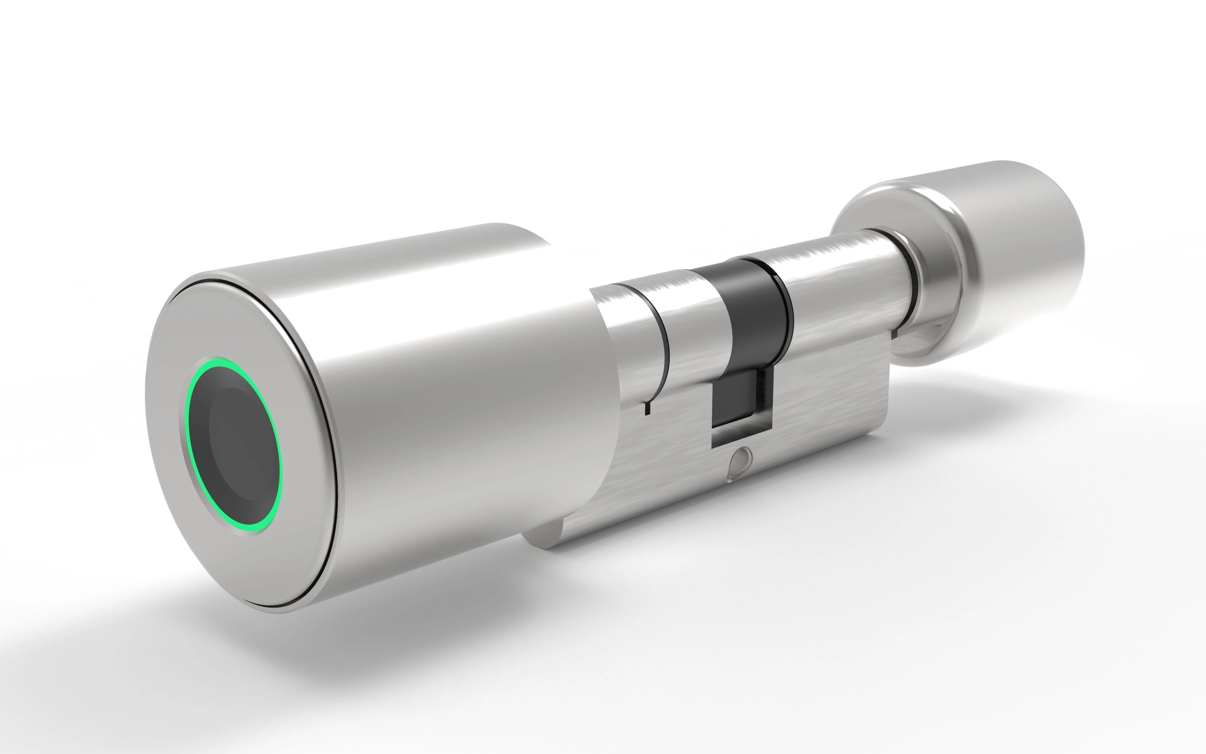 Euro Cylinder 70mm Silver Sensitive Accurate Fast Fingerprint And ...