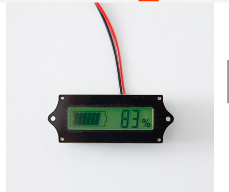 Buy Lithium Battery Power Display Battery Remaining Percentage Meter ...