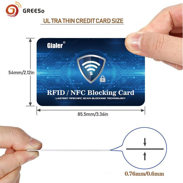 Buy Rfid & Nfc Blocking Card Interference Anti-theft Brush Information ...