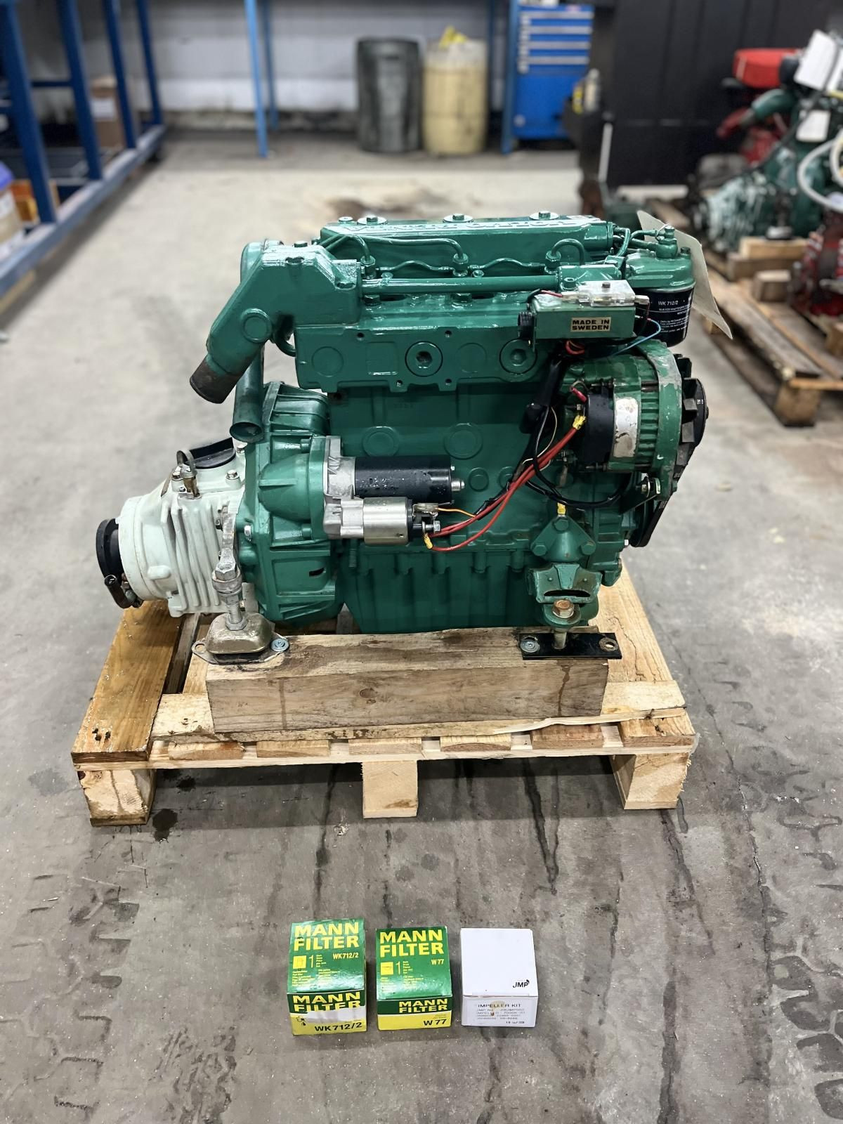 Buy Used Volvo Penta 2003 Marine Engine 28 Hp Including Gearbox from ...